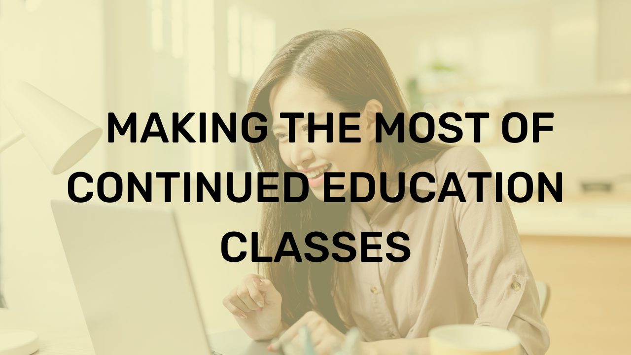Making the Most of Continued Education Classes - Creative Home Therapy